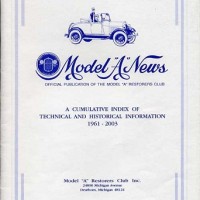 Books and Manuals – Model A Restorers Club